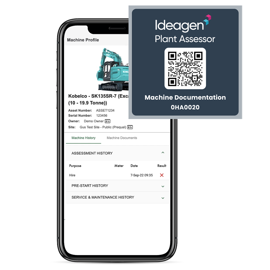 Machinery compliance solutions for construction | Ideagen Plant Assessor