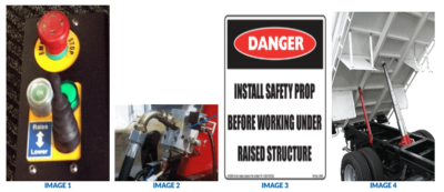 Tip truck hoisting system hazards and safety | Ideagen Plant Assessor